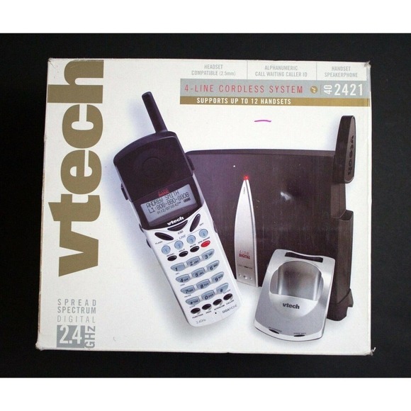 VTech | Portable Audio & Video | Vtech Vt 4 242 Handset Speakerphone ...